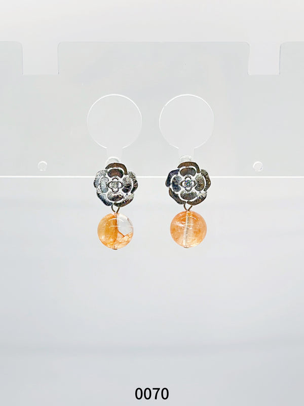 Natural Gemstone Earring Series 0070 - Kamy's Pte Ltd